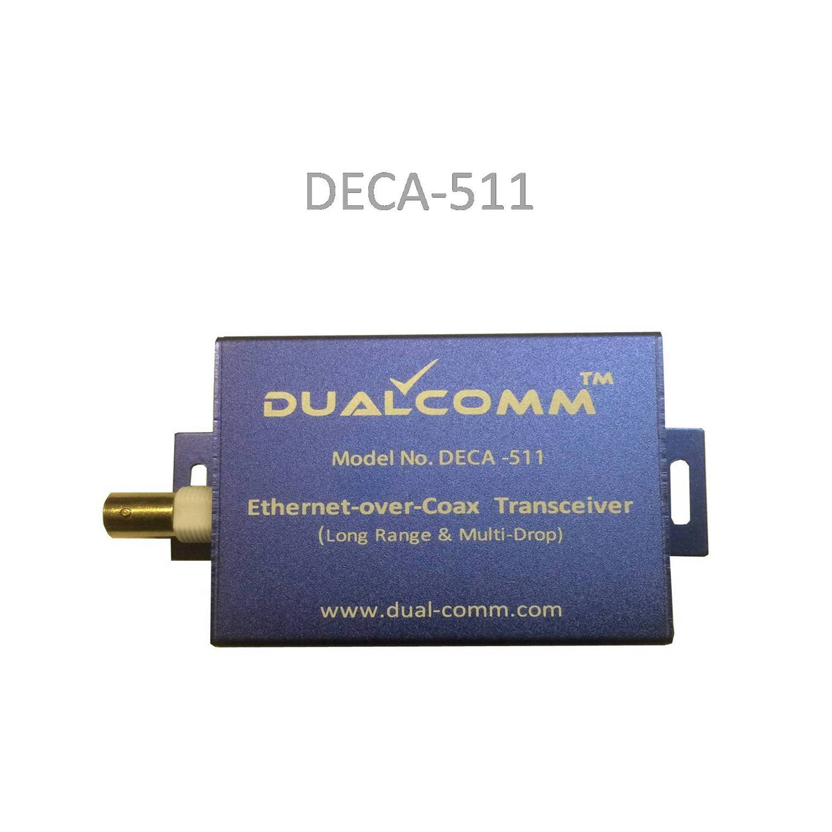 Long-Range and Multi-Drop Ethernet-over-Coax Adapter – Dualcomm